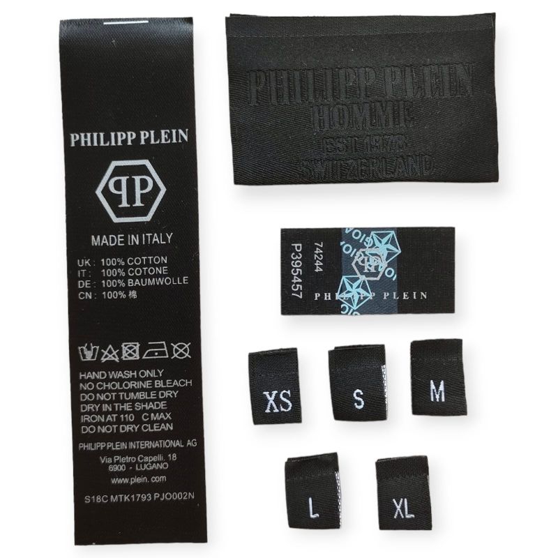 Jual ONE SET LABEL TAG WASH PHILIPP PLEIN HIGH QUALITY | Shopee Indonesia