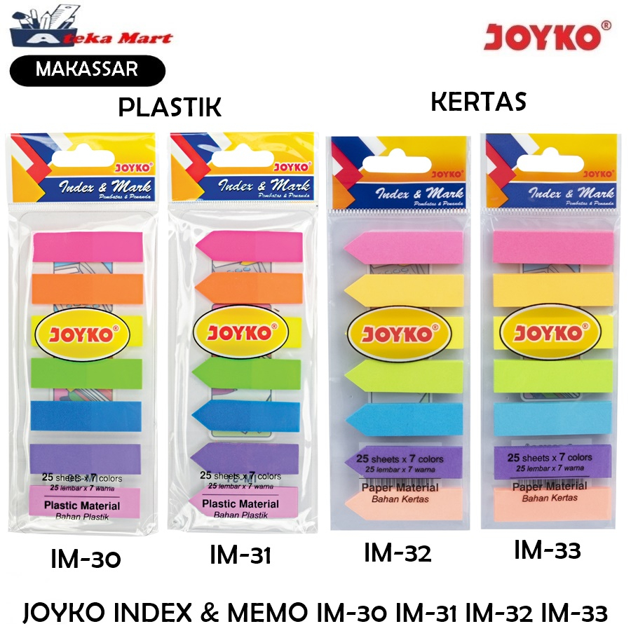 Jual [1PCS] JOYKO INDEX & MARK KERTAS PEMBATAS IM-30 IM-31 IM-32 IM-33 ...