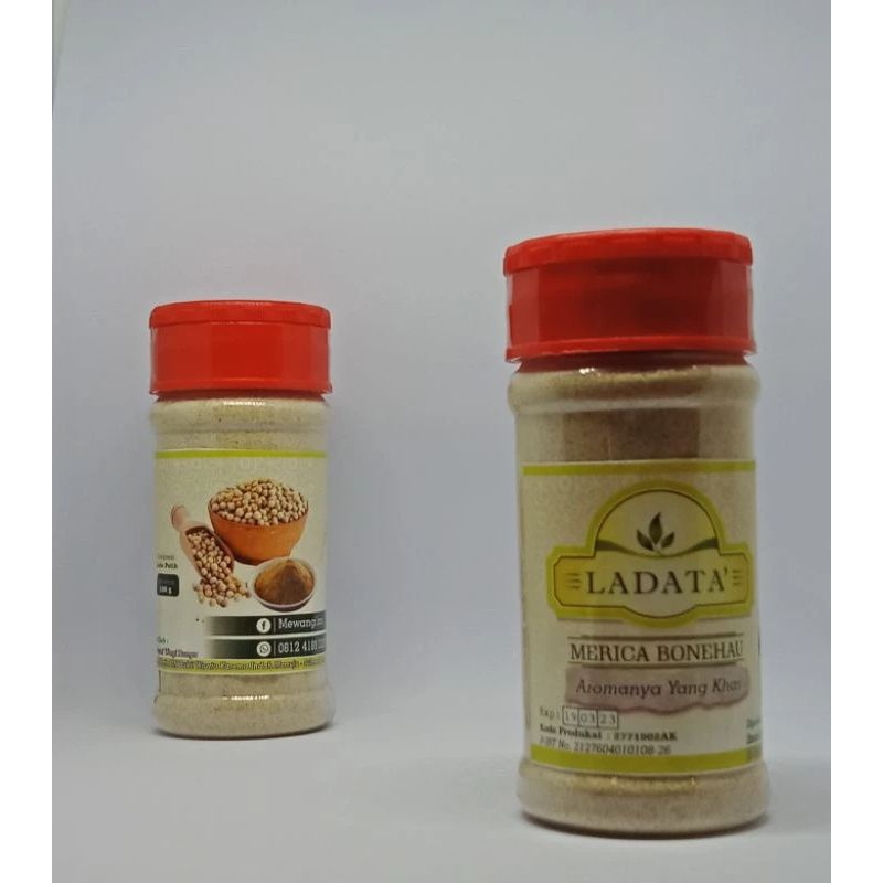 Jual Ladata Merica Lada putih bubuk Botol ulir 40gr | Shopee Indonesia
