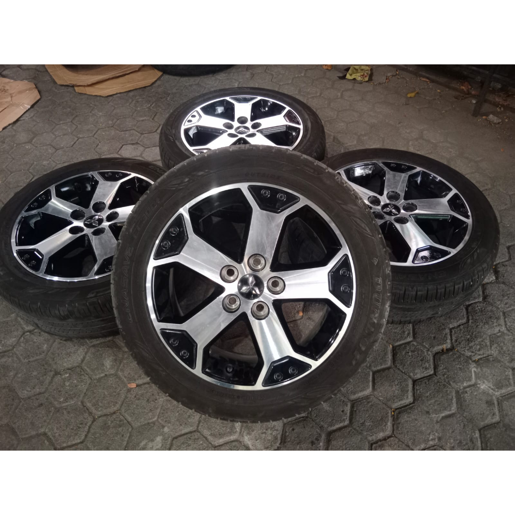Jual VELG SEKEN ORIGINAL STD XPANDER CROSS RING 17X6,5 5X114 ET46 + BAN ...