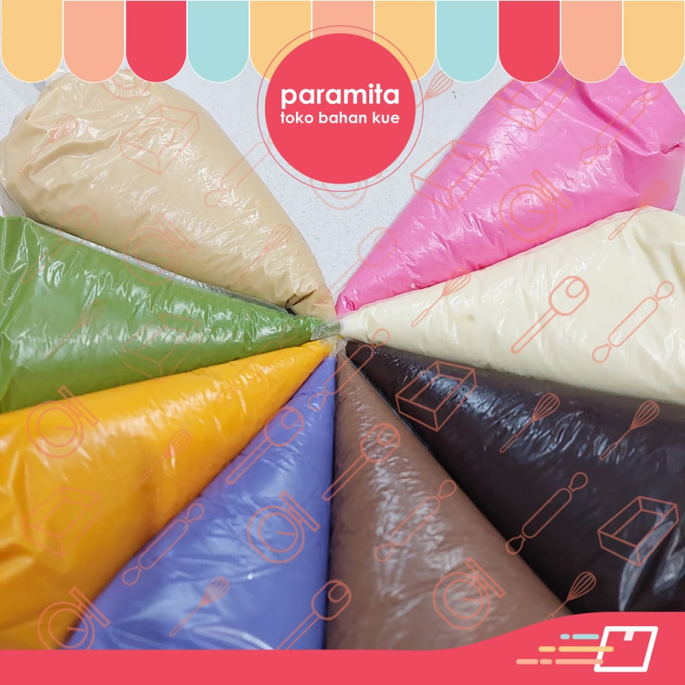 Jual Colatta Glaze Repack 250 Gr Rasa Coklat / Green Tea / White ...