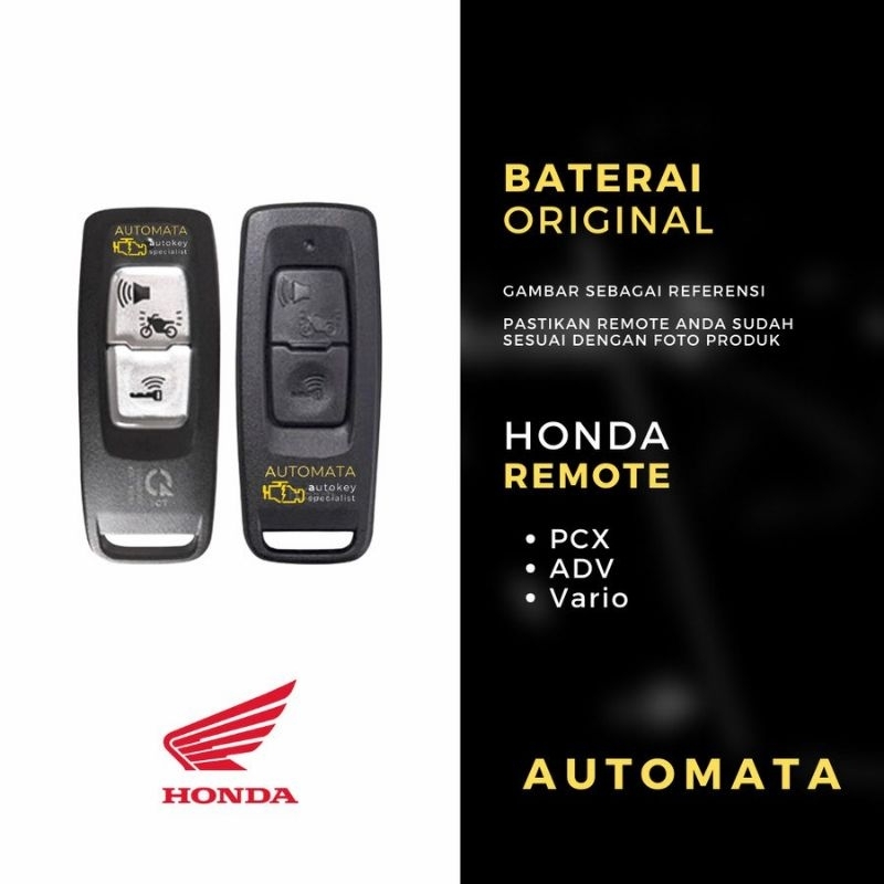 Jual Baterai Remote Kunci Keyless Motor Honda Vario 160 Original ...