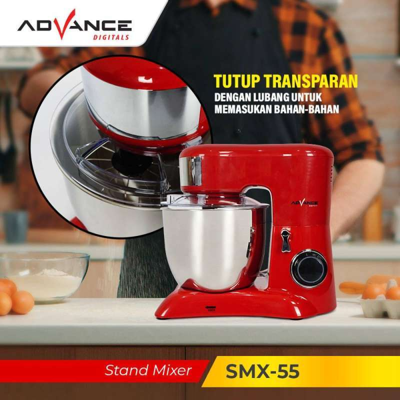 Jual [BIYOO MART] Advance Stand Mixer SMX-55 Mixer Duduk Kapasitas 5,5 ...
