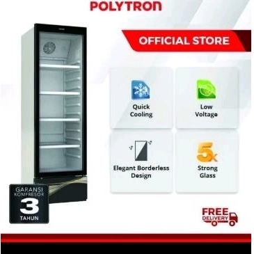 Jual SHOWCASE POLYTRON SCN-238X NO FROST | Shopee Indonesia