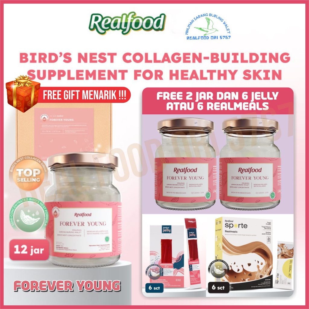 Jual Realfood Forever Young Collagen Drink | Sarang Burung Walet ...