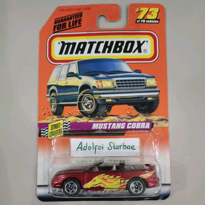 Jual matchbox mustang cobra street cruisers horse | Shopee Indonesia