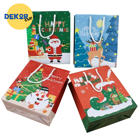 Jual (G6310) PAPER BAG NATAL Christmas box packaging natal tas ...