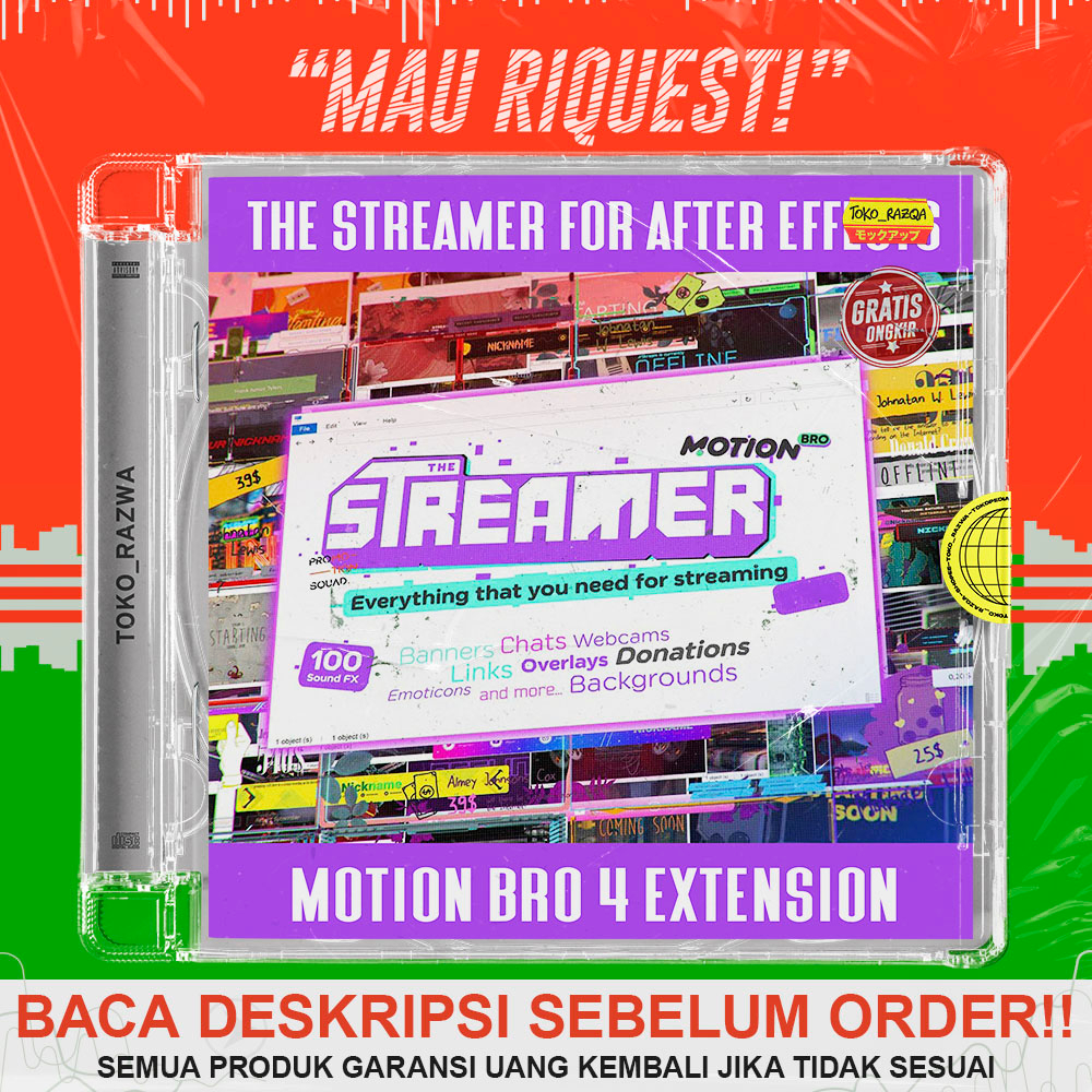 Jual Motion Bro 4 - The Streamer for After Effects - 190923 | Shopee ...