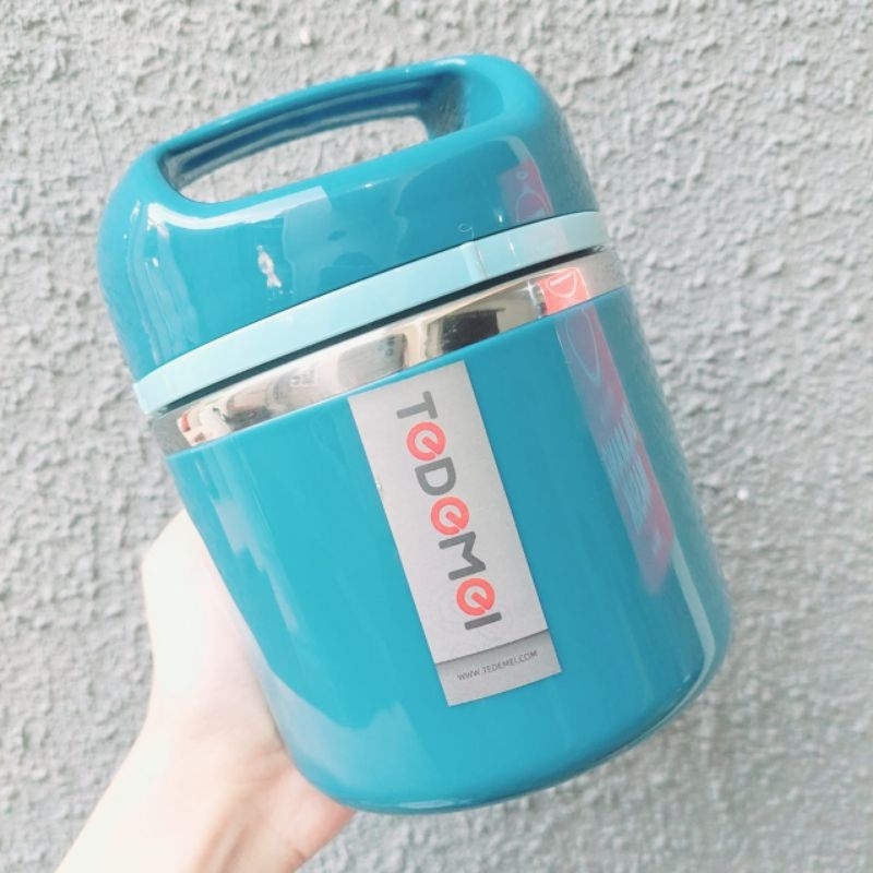 Jual LUNCH BOX POLOS SUP STAINLESS 360 TEDEMEI 630ml | Shopee Indonesia