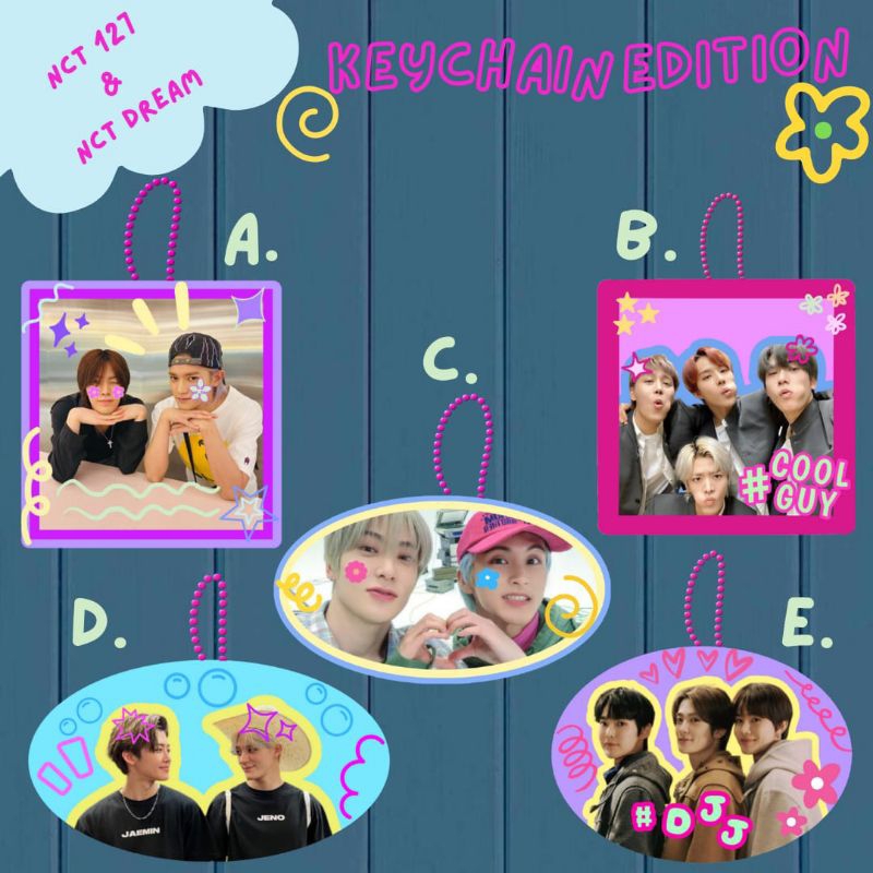 Jual (READY STOCK) Keychain NCT 127 & DREAM | Shopee Indonesia