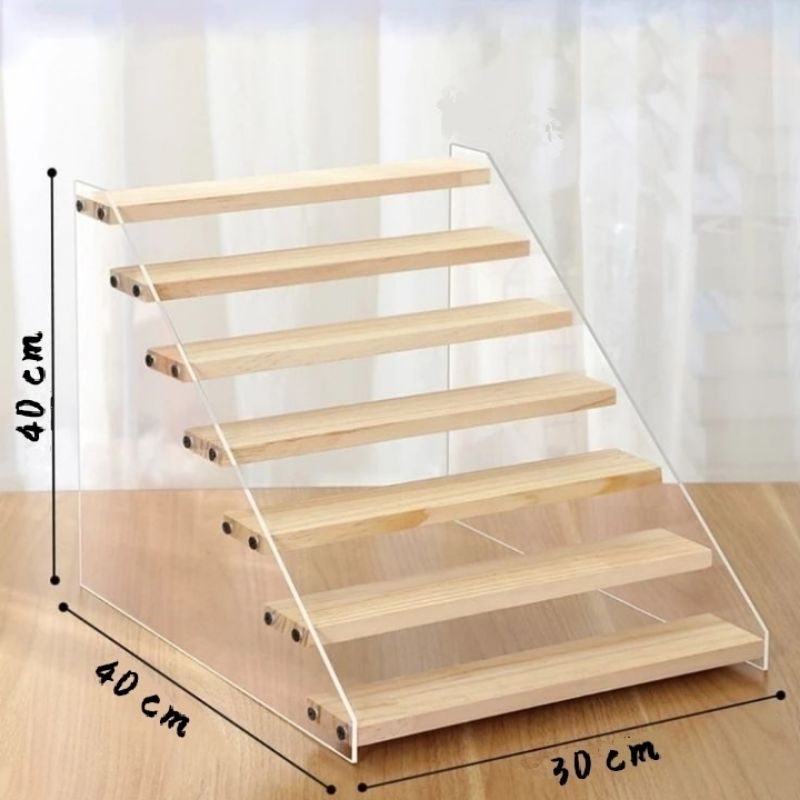 Jual Rak akrilik 7 susun/Rak cosmetic organizer/Rak parfum serbaguna ...