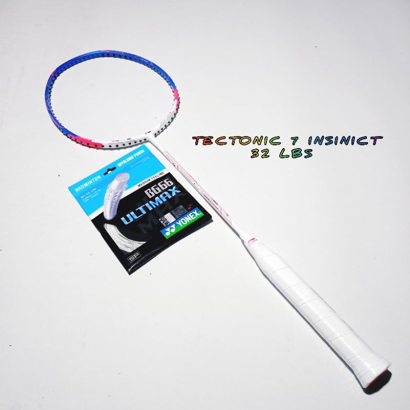 Jual RAKET LI-NING TECTONIC 7 COMBAT HEAD HEAVY 32 LBS | Shopee Indonesia