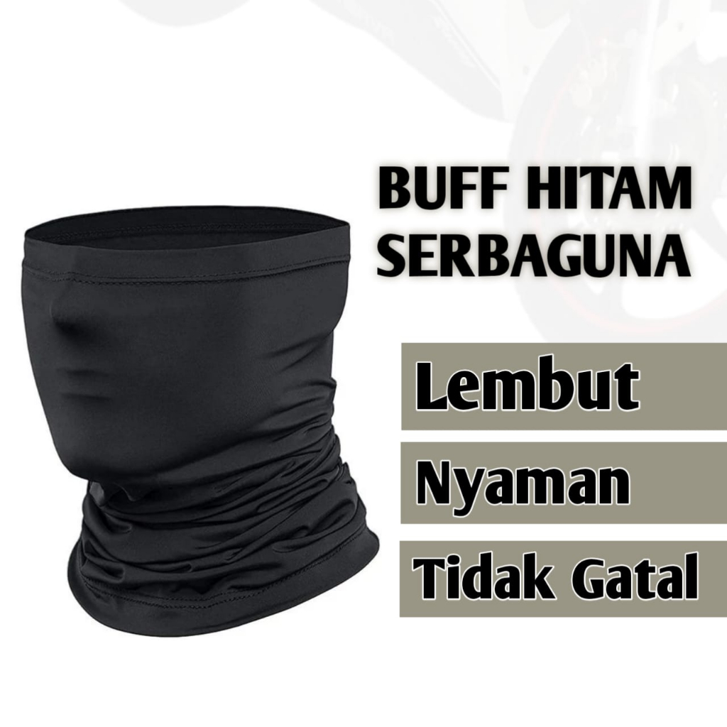 Jual Masker Buff baf Hitam Bandana Balaclava Slayer Scarf Sepeda Motor ...