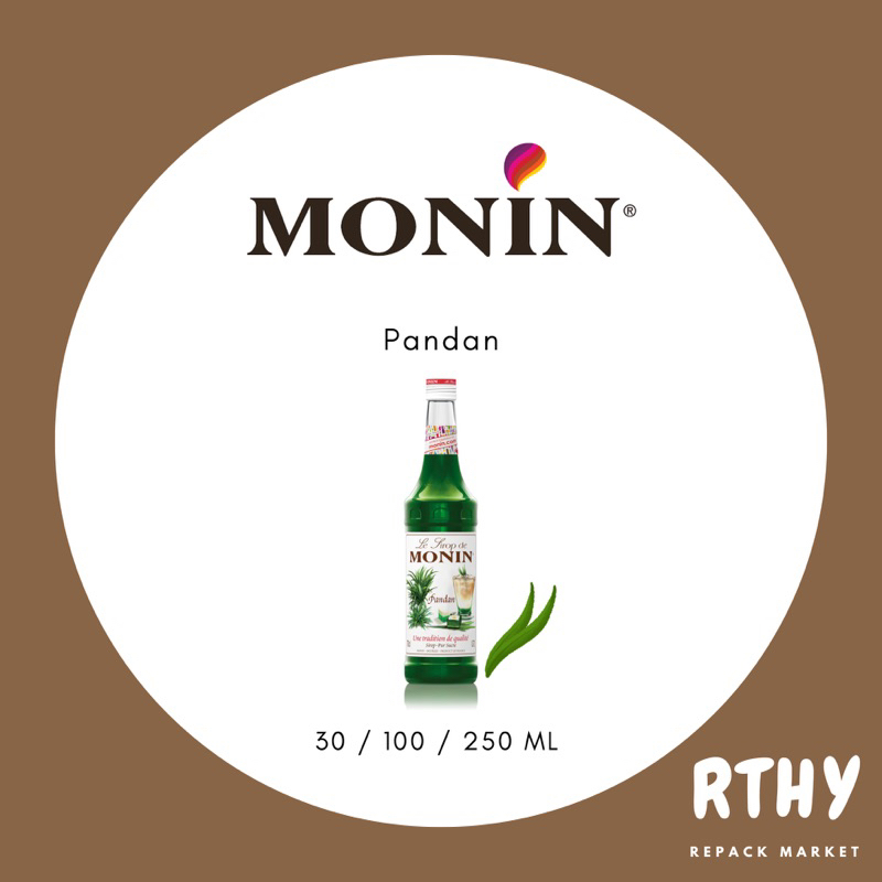 Jual Monin Pandan Syrup Repack [30, 100, 250] ml - RTHY | Shopee Indonesia