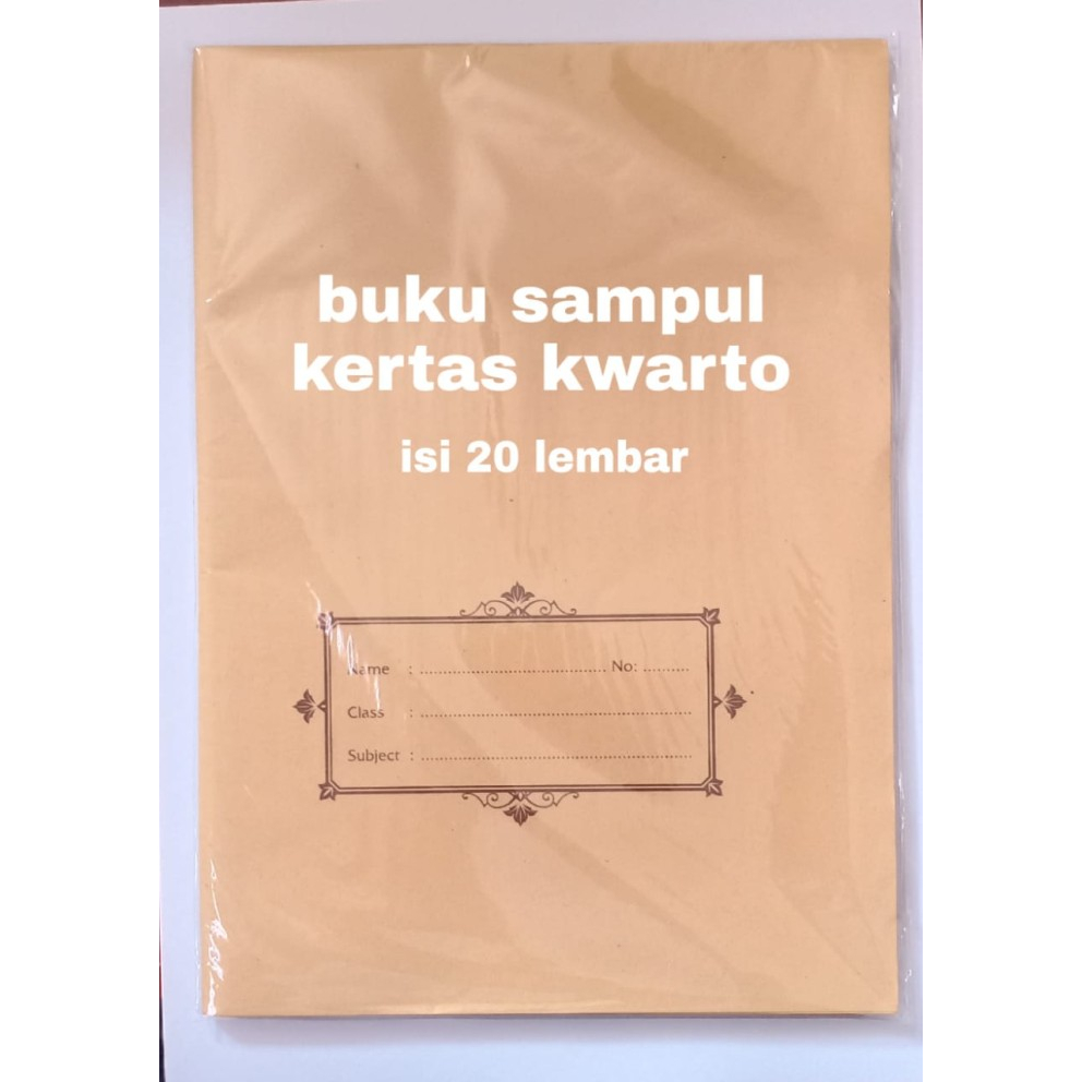 Jual 1 pack isi 20 lembar SAMPUL KERTAS KWARTO PREMIUM / SAMPUL KERTAS ...