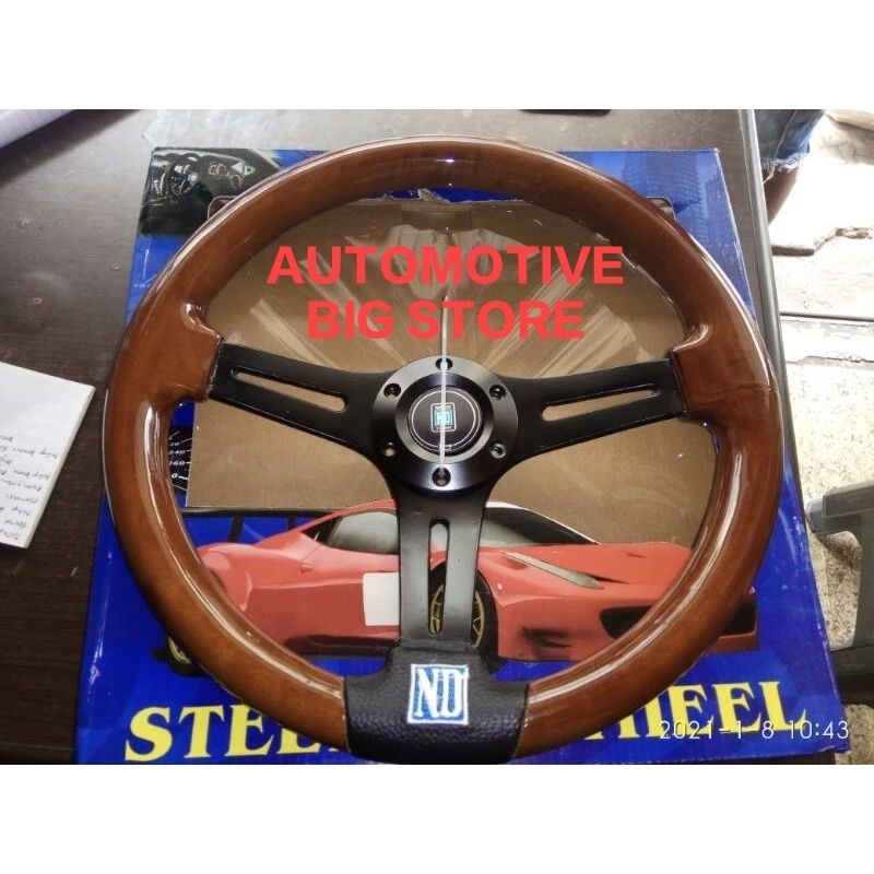 Jual Setir Stir Steer Racing Mobil Universal Full Wood Jati ND Nardi ...