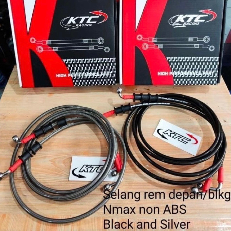 Jual SELANG REM KTC RACING ORIGINAL UNTUK DEPAN DAN BELAKANG NMAX OLD NMAX NEW NON ABS N-MAX ...