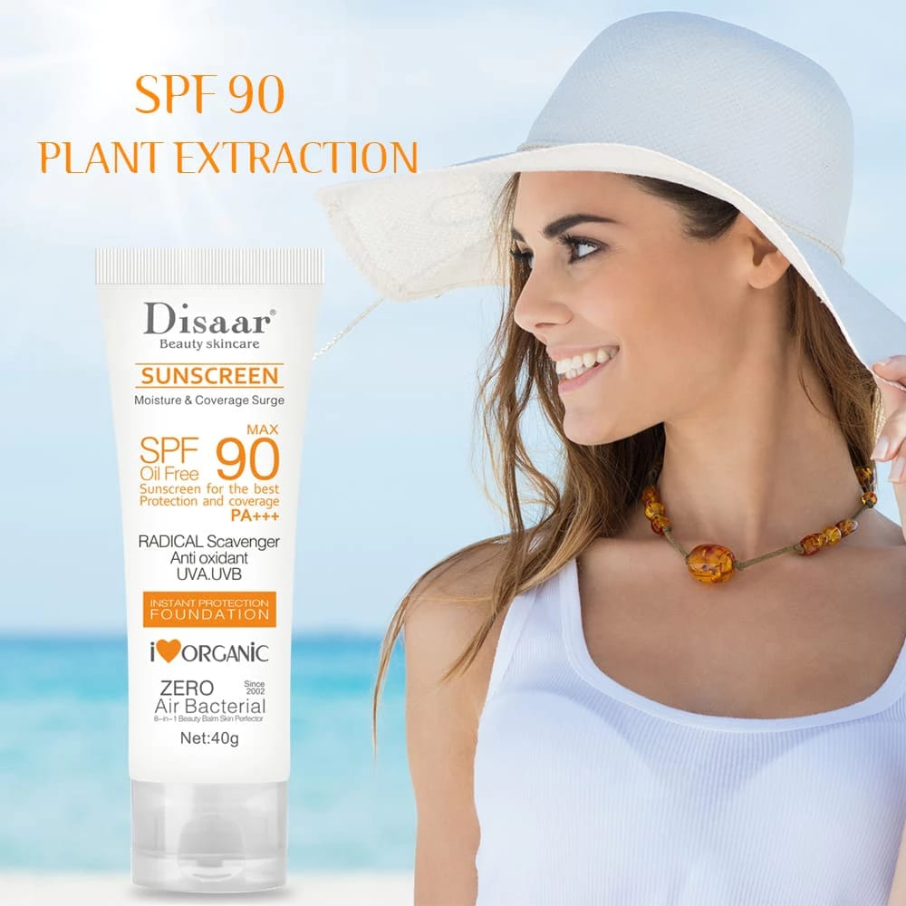 Jual Sunblock Spf 90 - Disaar SPF 90 - Suncreen Wajah Badan Krim ...