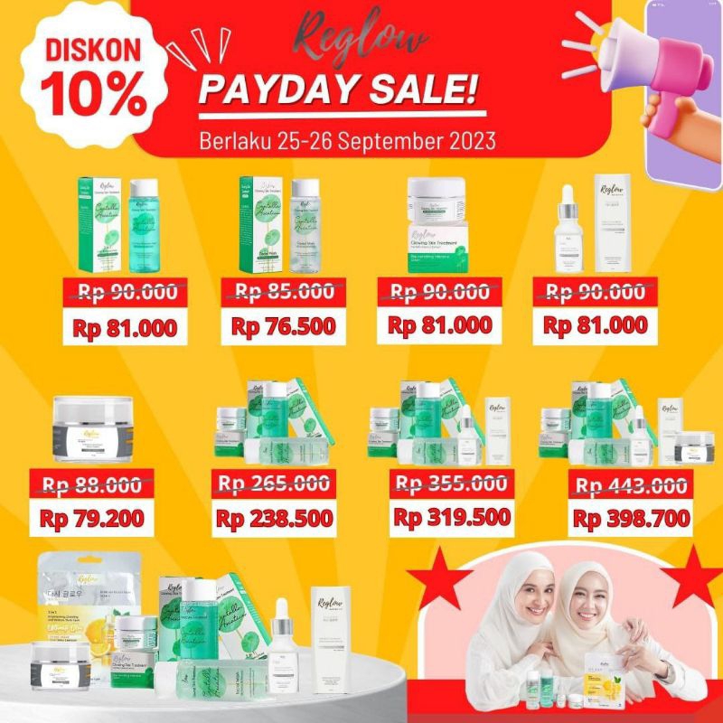 Jual REGLOW SKINCARE PAKET WAJAH RE GLOW CREAM ORIGINAL KOSMETIK DR ...