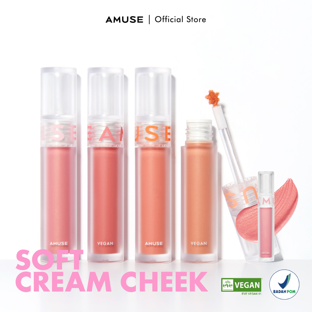 Jual AMUSE - Soft Cream Cheek | Shopee Indonesia