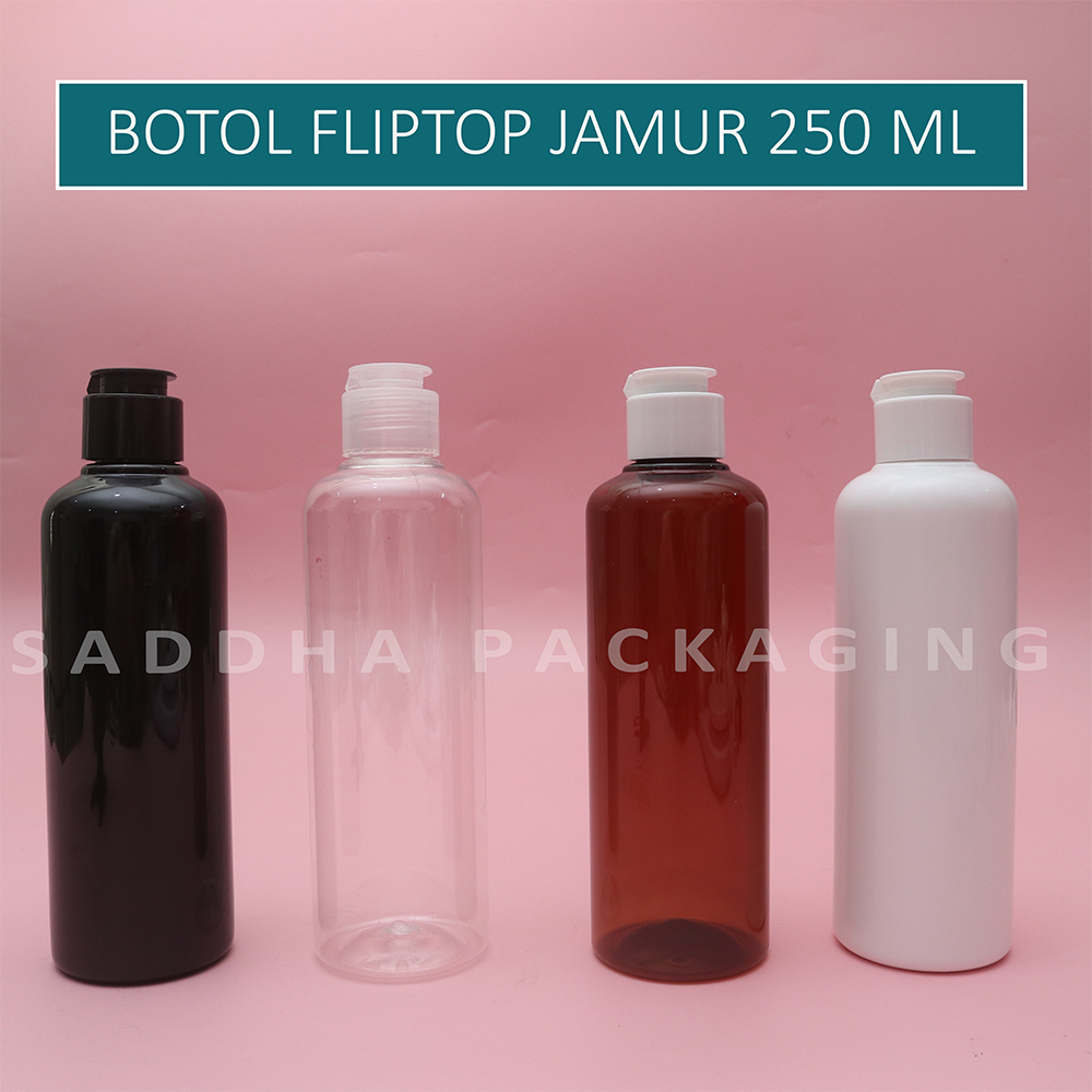 Jual Botol Fliptop JAMUR 250ml / Botol 250 ml Fliptop Mushroom PET / BOTOL SABUN / BOTOL Hand ...