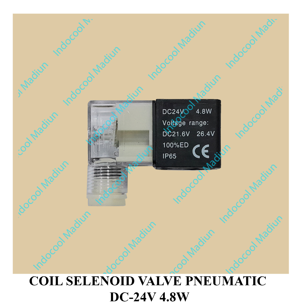 Jual CSVP COIL VALVE SELENOID DC/SELENOID/COIL SELENOID VALVE PNEUMATIC DC-24V 4.8W | Shopee ...