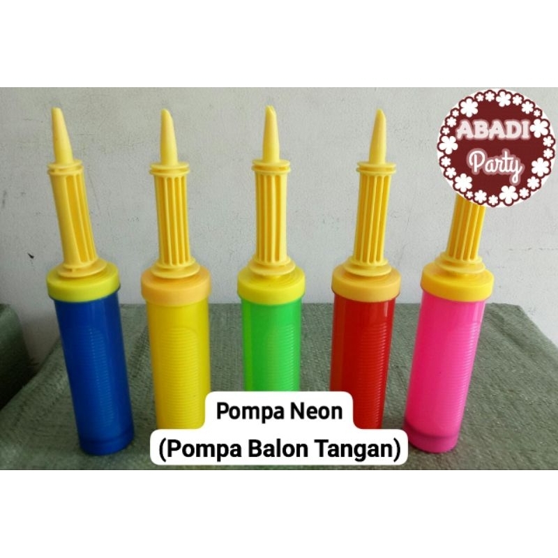 Jual Pompa Balon Neon Polos / Pompa Balon Tangan / Baloon Pump | Shopee ...