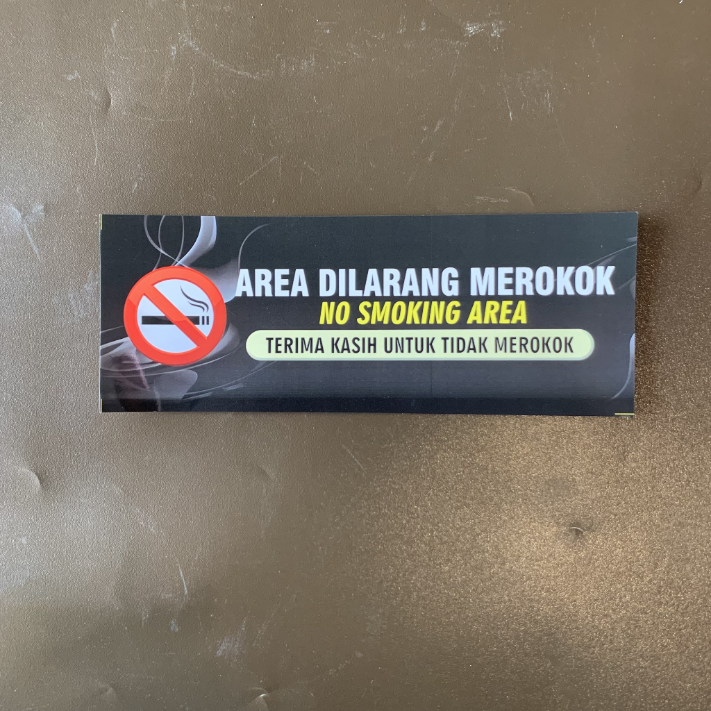 Jual Stiker Area Dilarang Merokok | Stiker Dilarang Merokok | Sticker ...