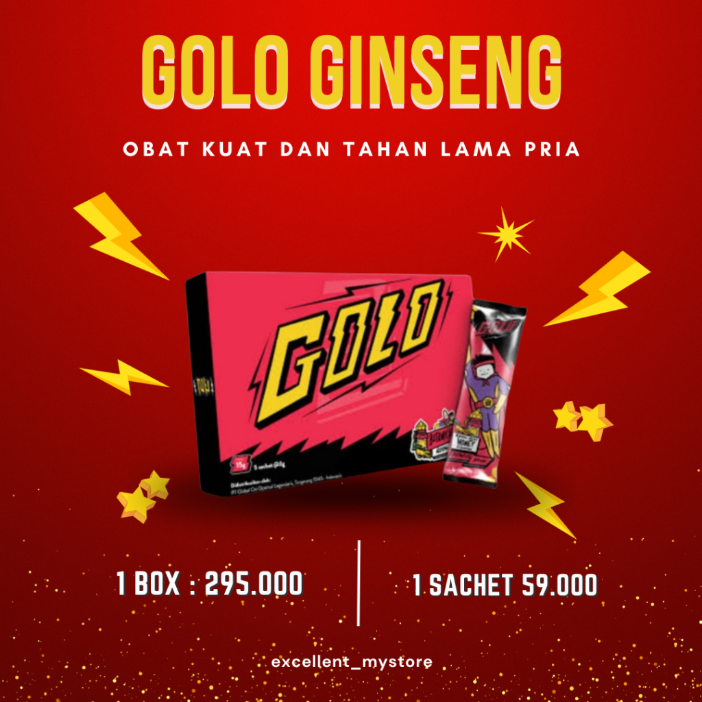 Jual GOLO GINSENG 1 BOX 5 Sachet ORIGINAL - Bisa persachet | Shopee ...