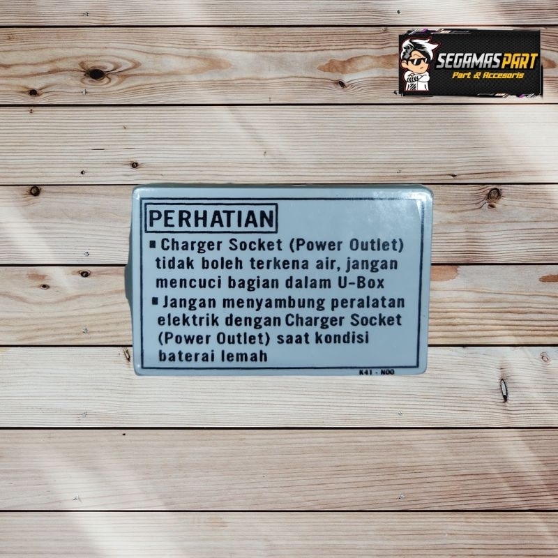 Jual Stiker Label ACC Socket Notice Charger Power Outlet | Shopee Indonesia