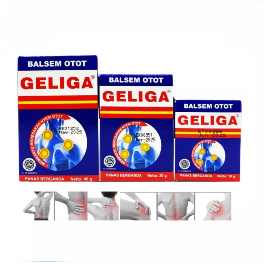 Jual [10/20/40gr] Balsem Otot Geliga Balsem Otot Memar Pereda Nyeri ...