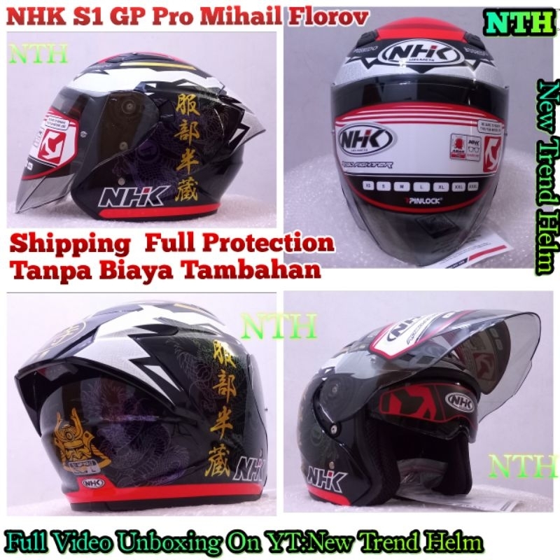 Jual Helm NHK S1 GP Pro Mihail Florov Original | Shopee Indonesia