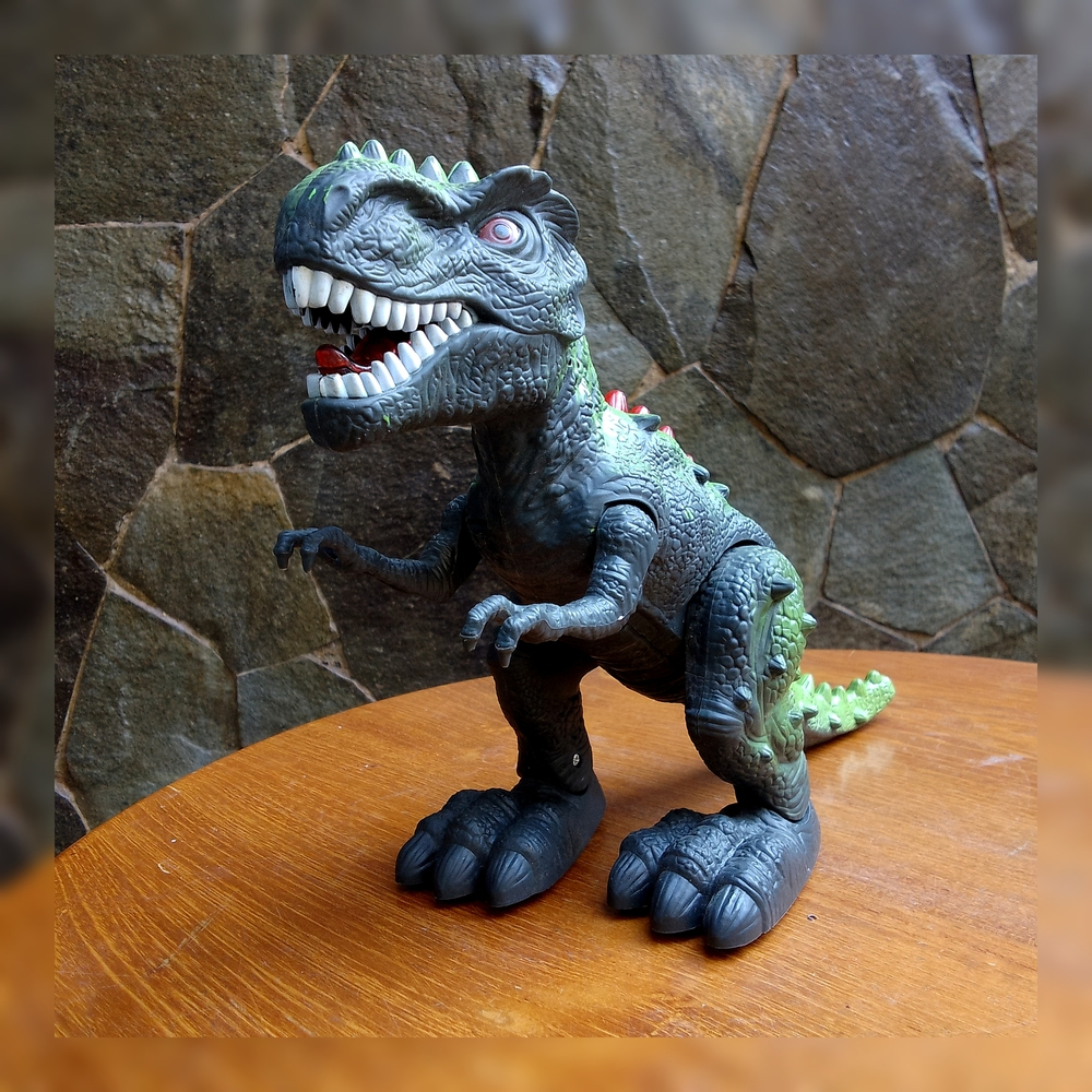 Jual Mainan T-Rex Jalan Suara Lampu - Dinosaurus Baterai New World 8509 ...