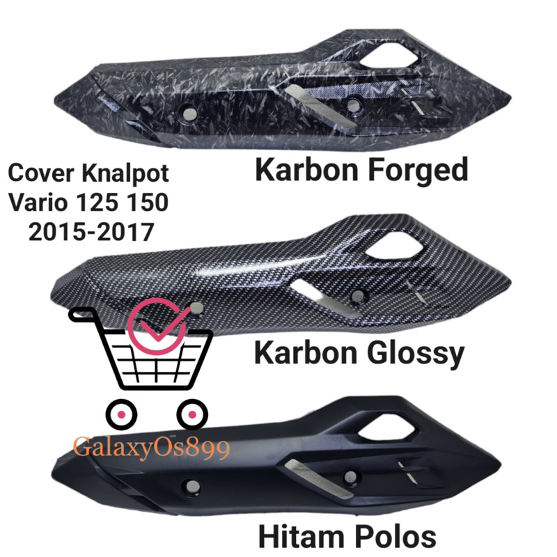 Jual Cover Knalpot Vario 125 150 Lama 2015-2017 - Tutup Knalpot Vario ...