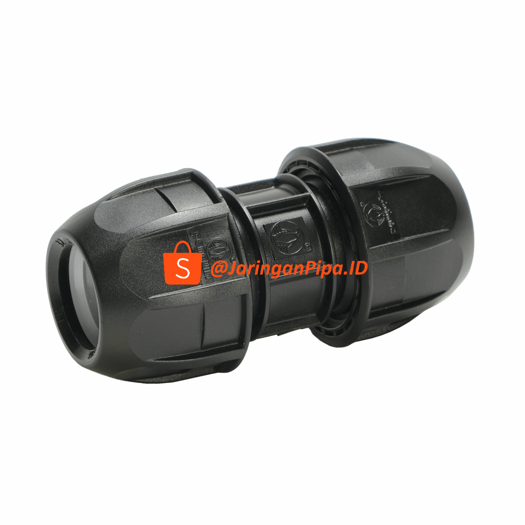 Jual Fitting HDPE Straight Coupler 1 1/2" Inch (50mm) | Shopee Indonesia