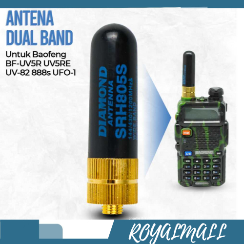 Jual Antena Dual Band Baofeng BF-UV5R BF-UV5RE UV-82 BF-888s UFO-1 ...