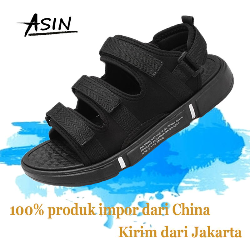 Jual Sandal Pria Kasual Gunung Traveling Outdoor SENDAL PRIA / Tali ...