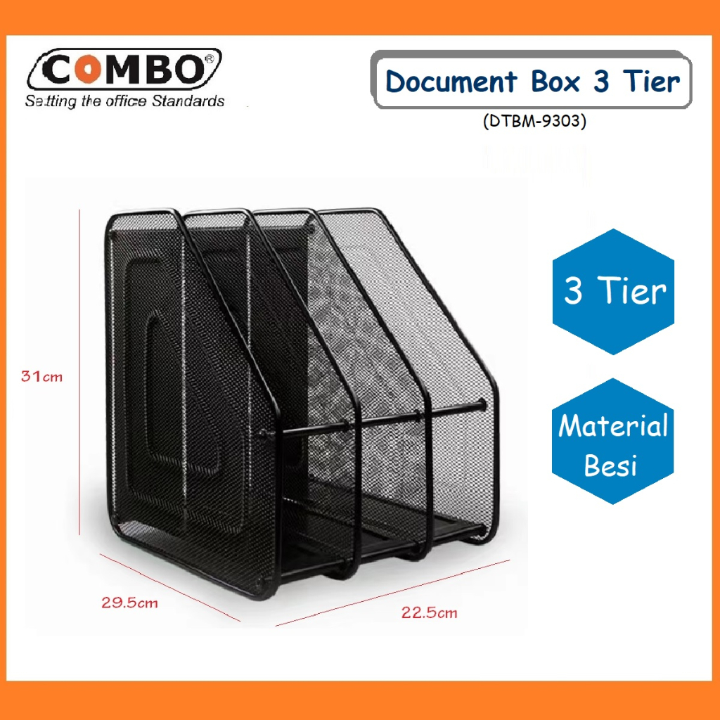 Jual Rak Box File Kantor 3 Tier / Rak Dokumen layer / Document Rack ...