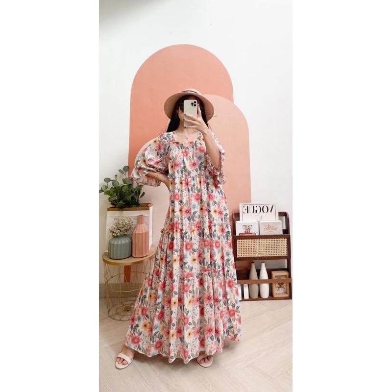 Jual MONA DRESS BUSUI BUMIL FRIENDLY DRESS DASTER KOREA STYLE | Shopee ...