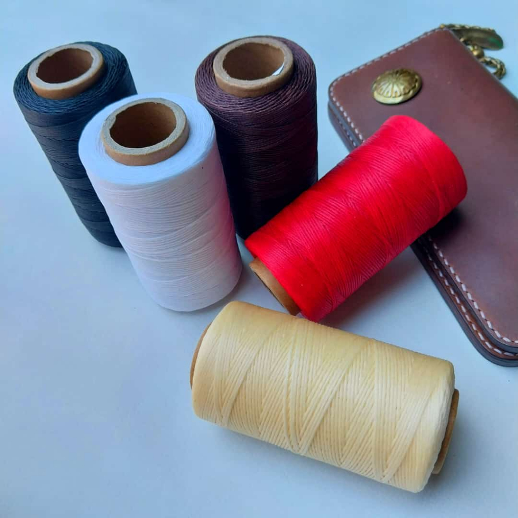Jual 1 Roll Benang Wax 260M 150D 0,8Mm Untuk Jahit Kulit | Shopee Indonesia