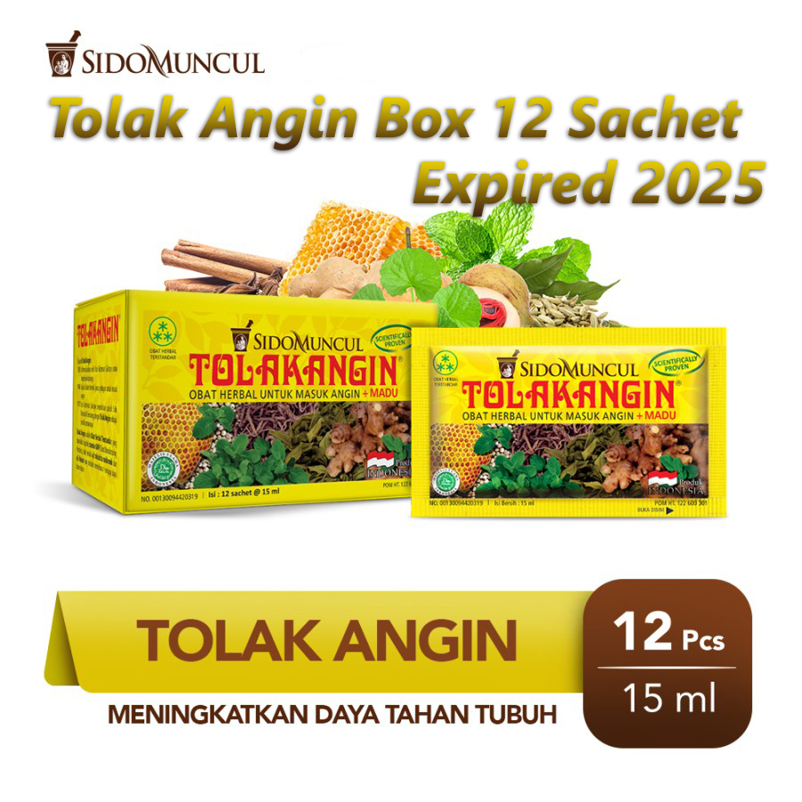 Jual Tolak Angin Cair box 12 sachet Herbal - Masuk Angin Daya Tahan ...