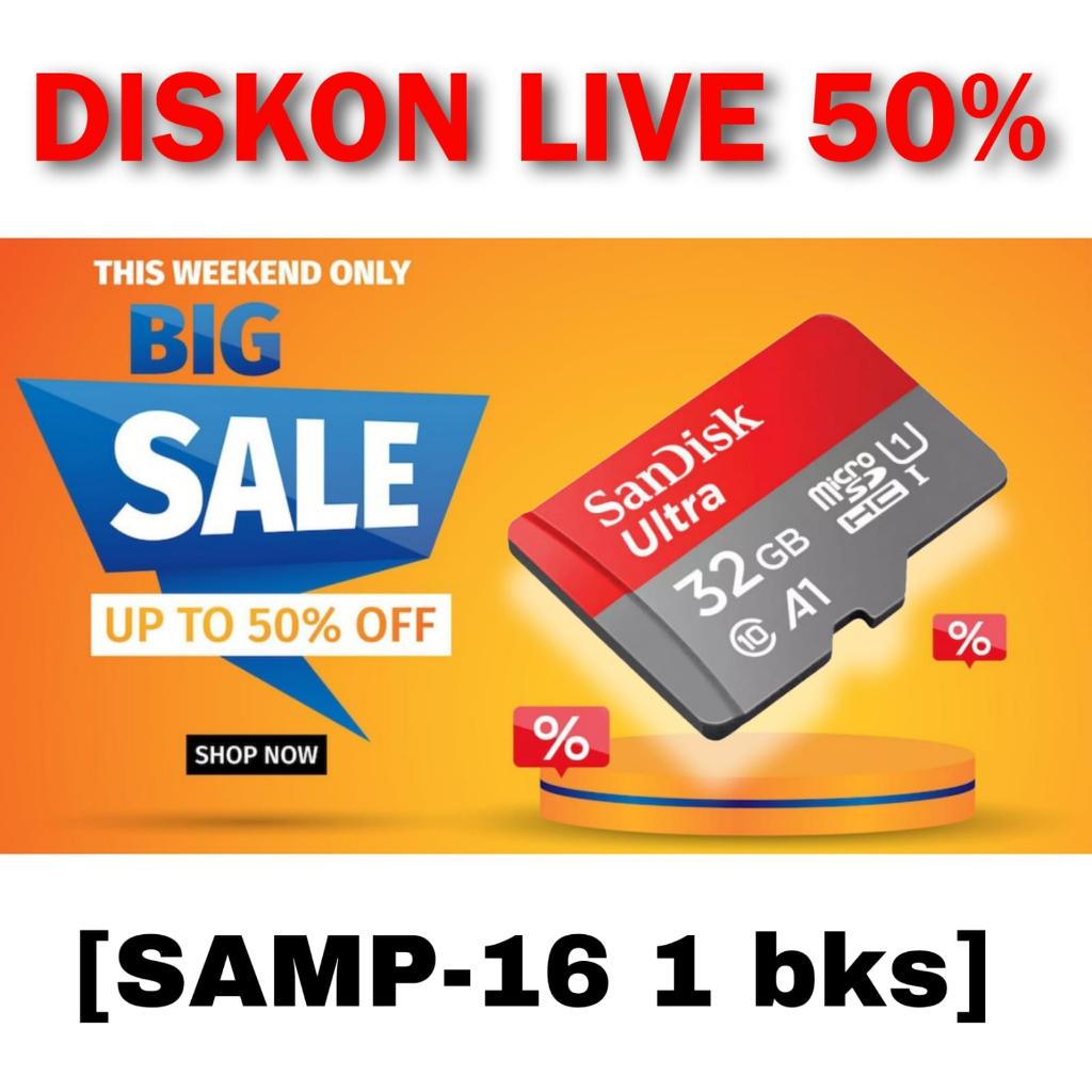 Jual SANDISK 16GB TYPE '[SAMP-16] | Shopee Indonesia
