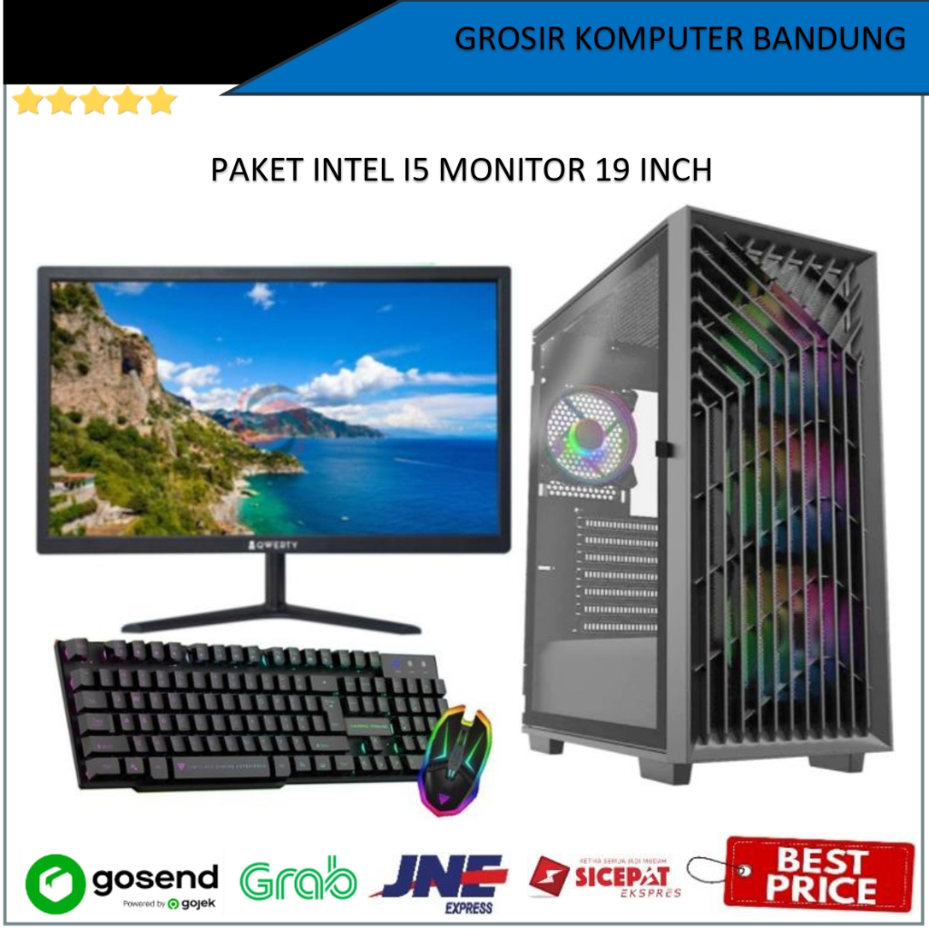 Jual PC Gaming/komputer Gaming/ intel i5 Gen 6/ Ram 16 GB /VGA 4 Gb ...