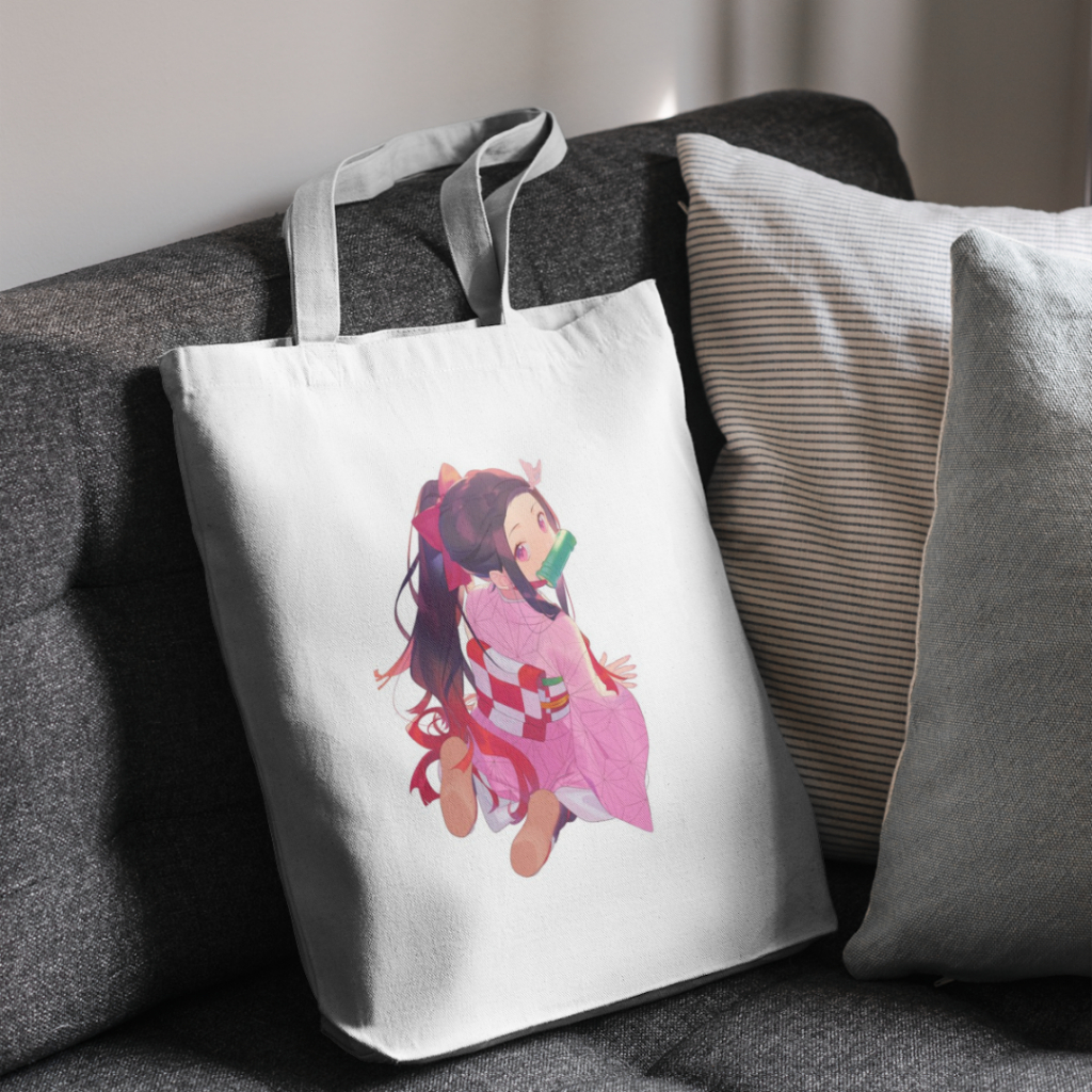Jual TOTEBAG CANVAS / Totebag Anime NEZUKO / tote bag NEZUKO / totebag ...