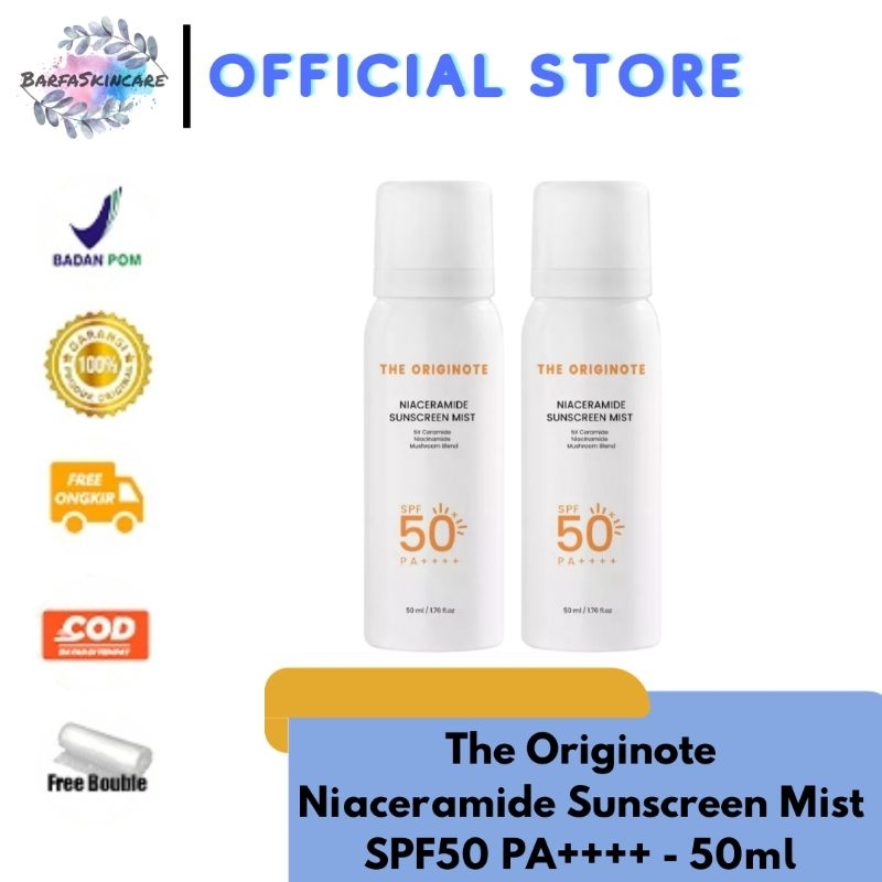 Jual The Originote Niaceramide Sunscreen Mist SPF50 PA++++ 50ml ...