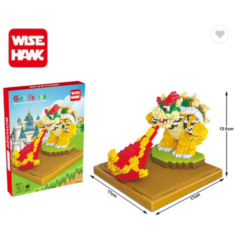 Jual Wisehawk Mini Block Big Figure Super Mario Bros Series Karakter ...