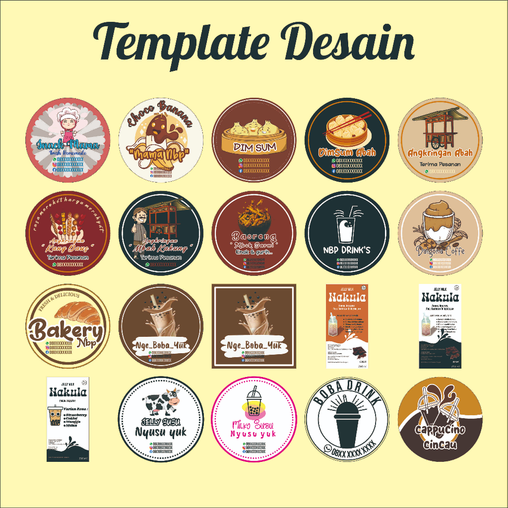 Jual CETAK STIKER LABEL CROMO / LABEL MAKANAN CROMO / LABEL PRODUK ...