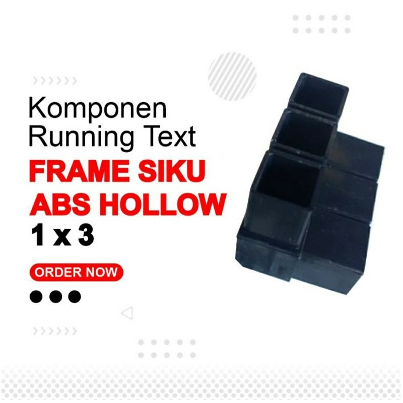 Jual Siku Besi Hollo 1x3 Frame Soket Corner ABS Hollow 1 x 3 Outdoor ...