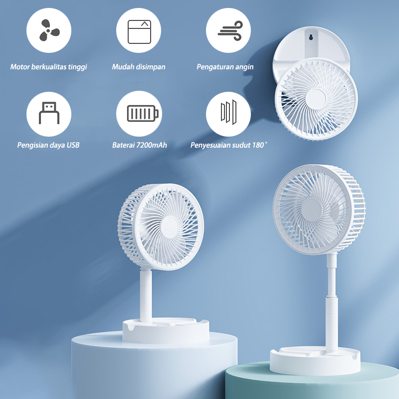 Jual 4000 mAh Kipas Tenaga Kuda Tinggi / Kipas Penyimpanan Lipat ...