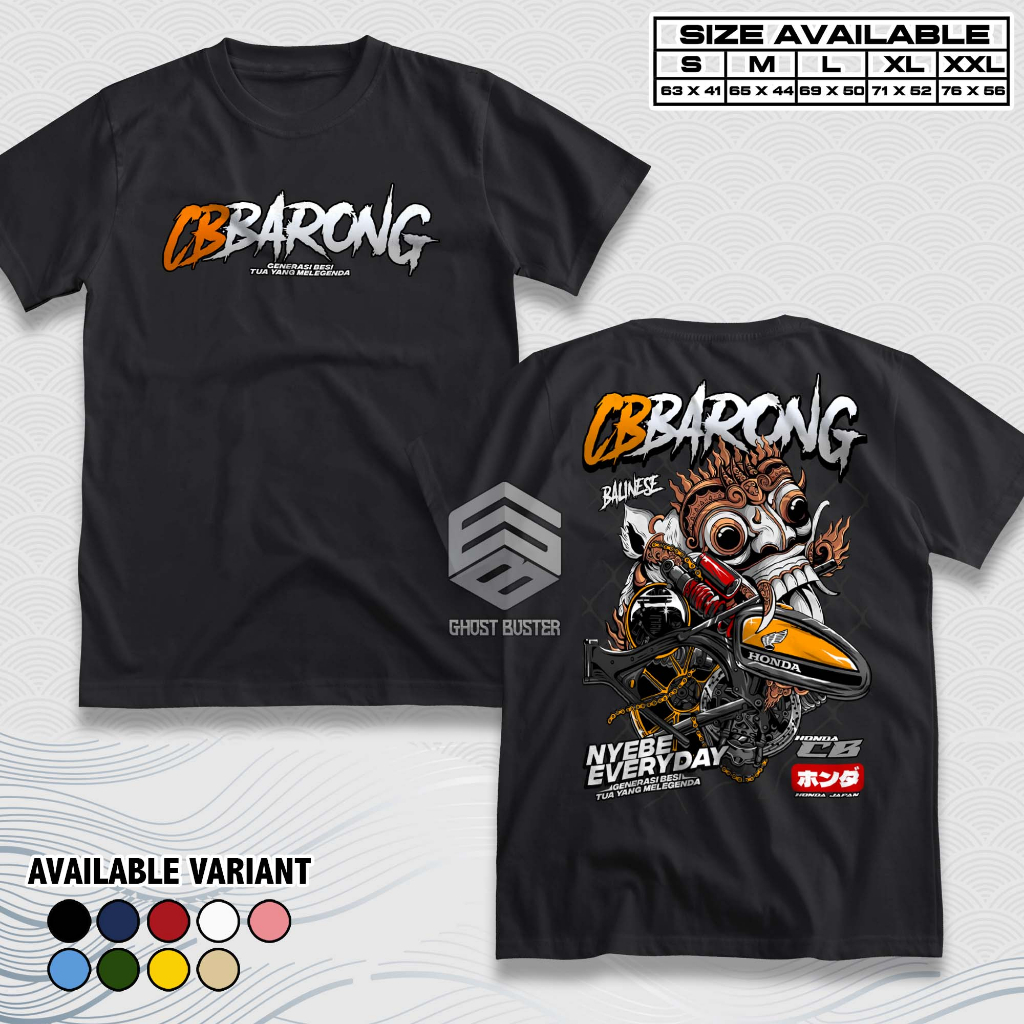 Jual Kaos Racing Honda CB x Barong Culture Indonesia Series Baju Distro Motor Herex Honda Gank ...
